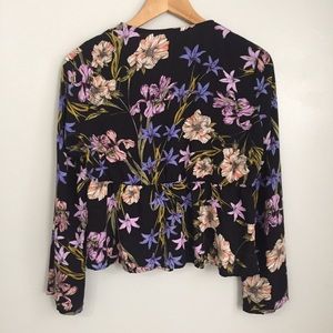 Jaase | Tops | Jaase Floral Boho Long Sleeve Top Size Xs | Poshmark